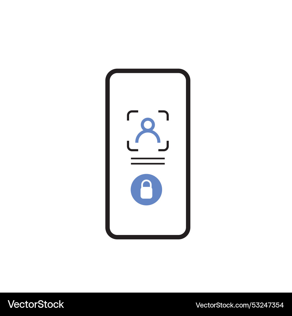 Kyc icon with mobile customer data Royalty Free Vector Image Kyc icon with mobile customer data Royalty Free Vector Image