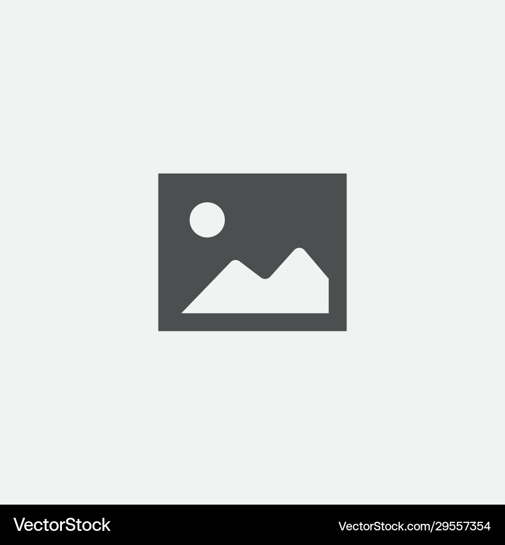 Minimalist White Photo Placeholder Royalty Free Vector Image