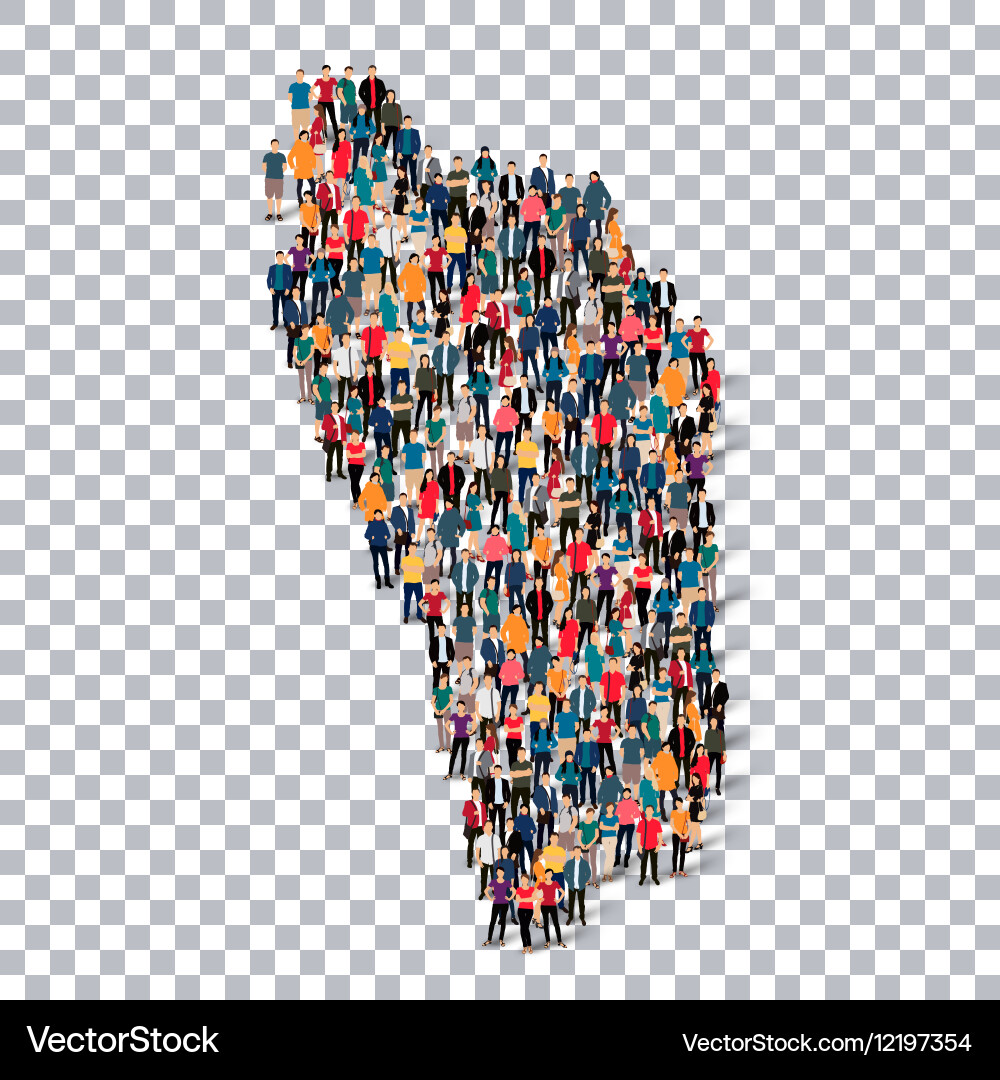 People map country dominica Royalty Free Vector Image