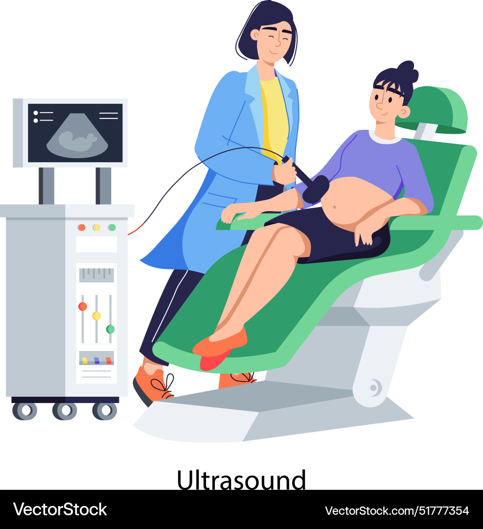 Ultrasound Royalty Free Vector Image - VectorStock