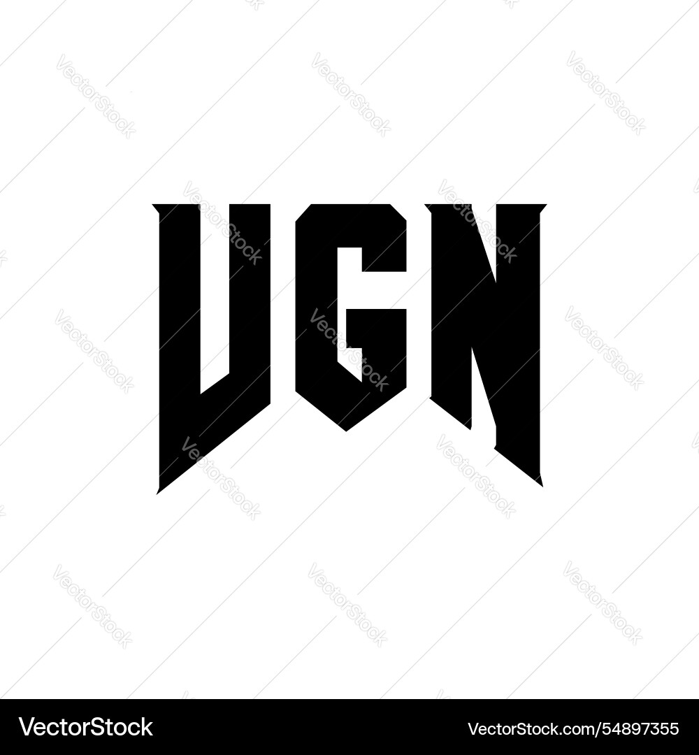 Vgn letter logo design for technology company Vector Image
