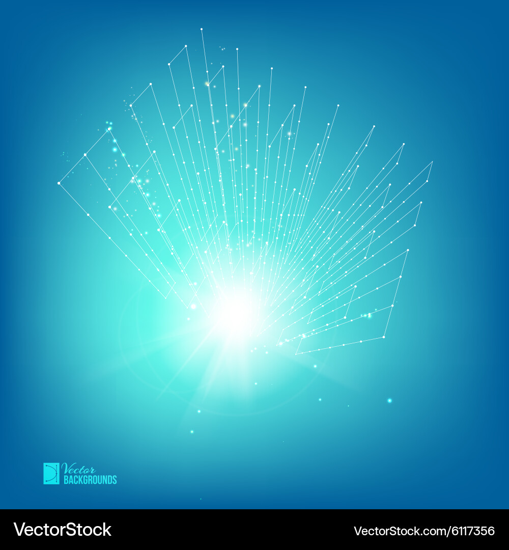 Abstract Polygonal Cube Royalty Free Vector Image