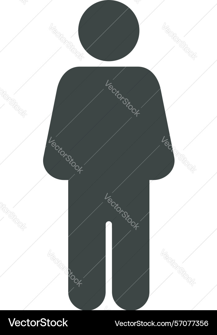 Human figure logo template design eps 10 Vector Image