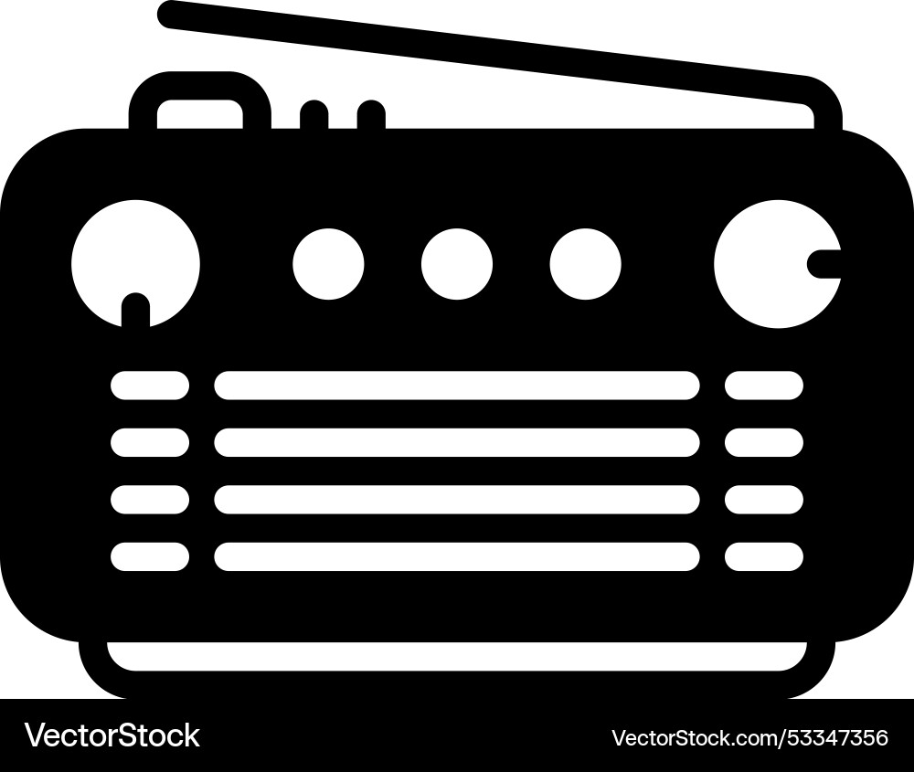 Radio Royalty Free Vector Image - VectorStock