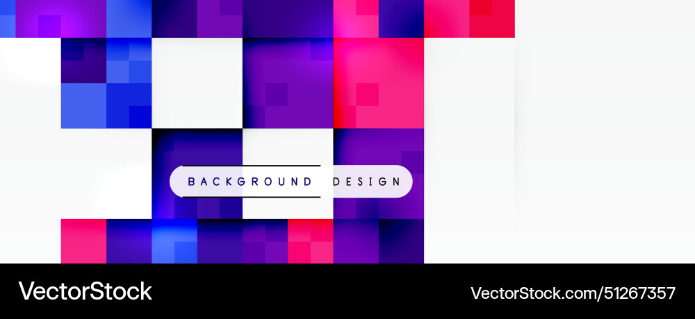 Colorful purple and pink checkered pattern on a Vector Image