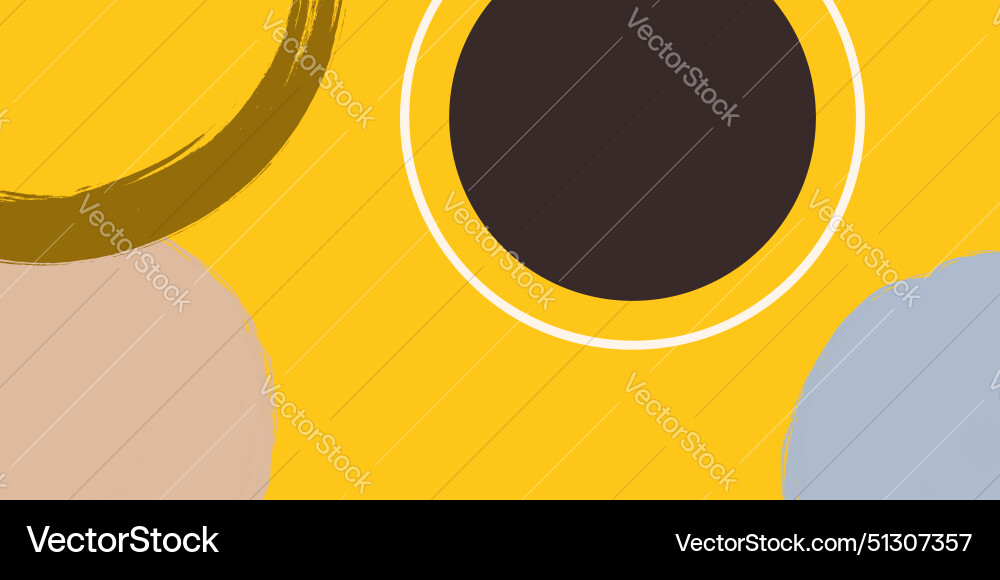 Seamless round pattern background with shapes Vector Image