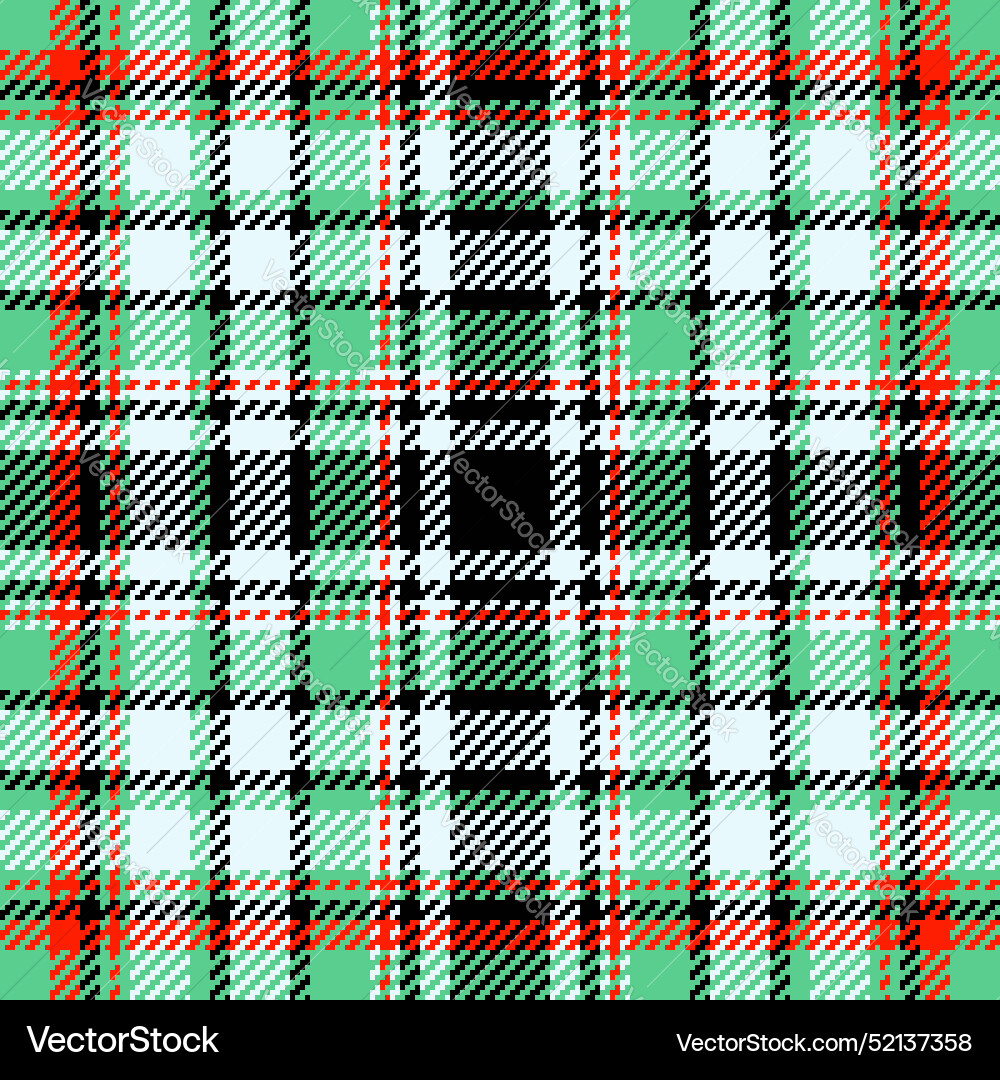 Curved tartan plaid rectangle textile texture Vector Image