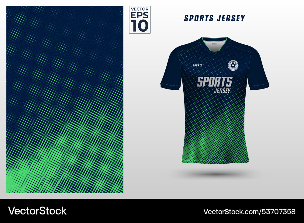 Halftone Sport T-Shirt Template Royalty Free Vector Image