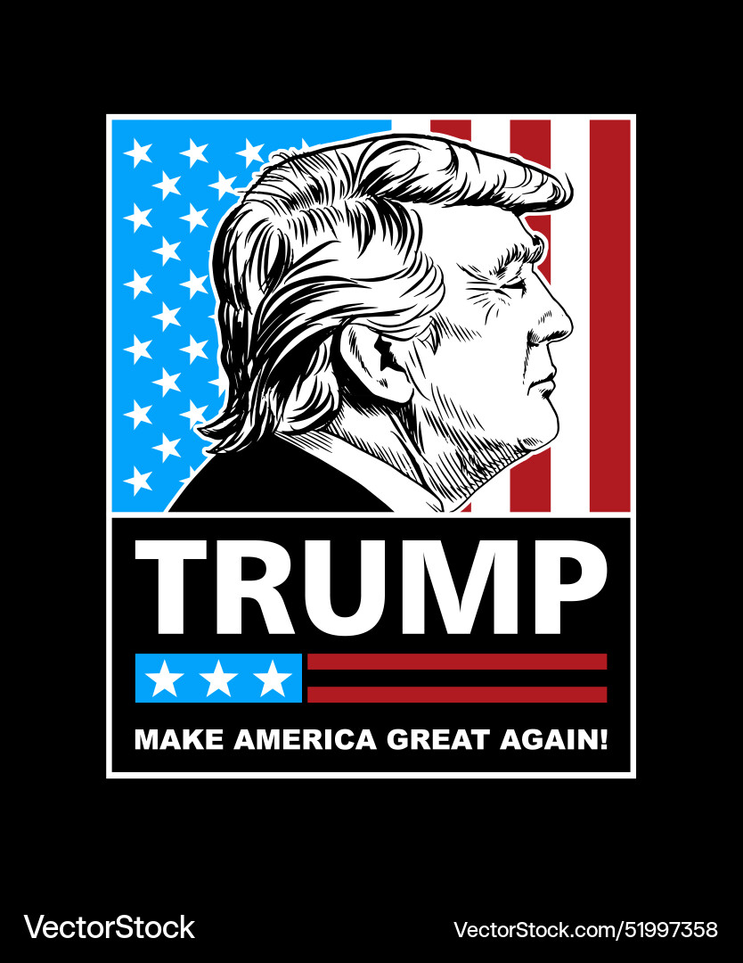 Make america great again Royalty Free Vector Image