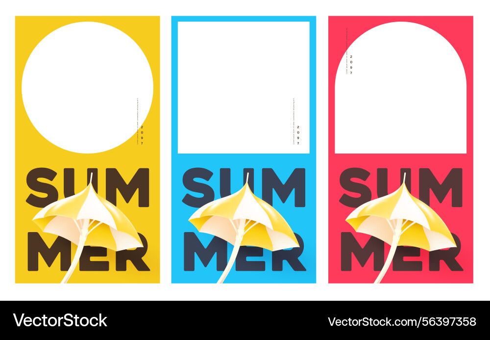 Typography on colorful backgrounds perfect Vector Image