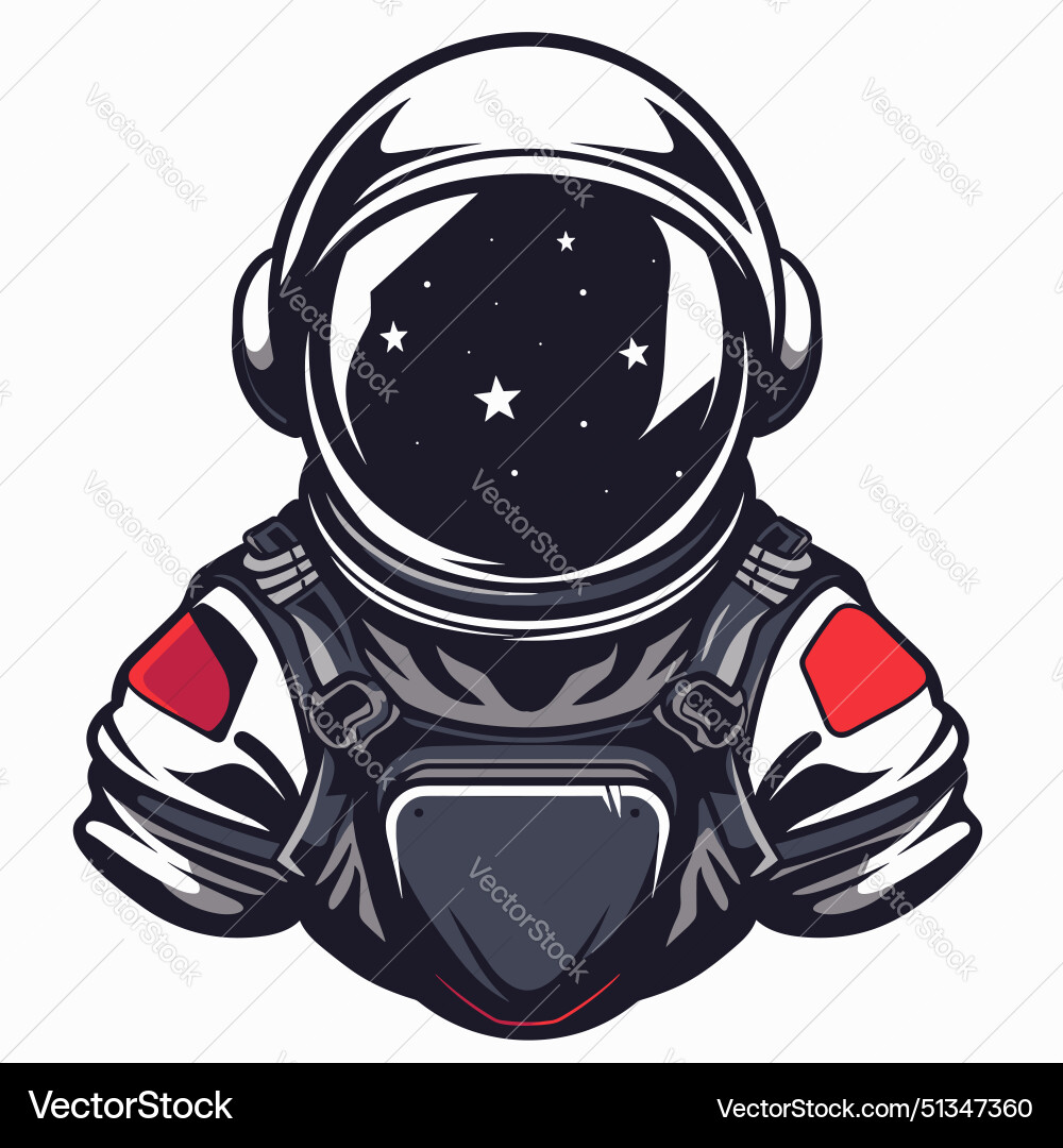 Esport logo astronaut spaceman icon sticker Vector Image