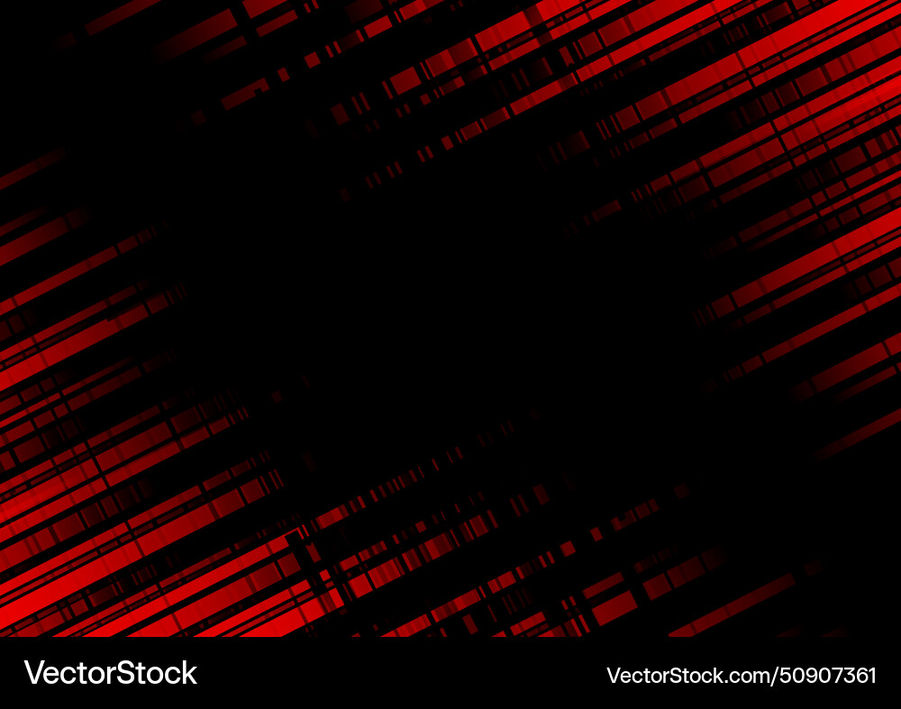 Abstract red line and black background Royalty Free Vector