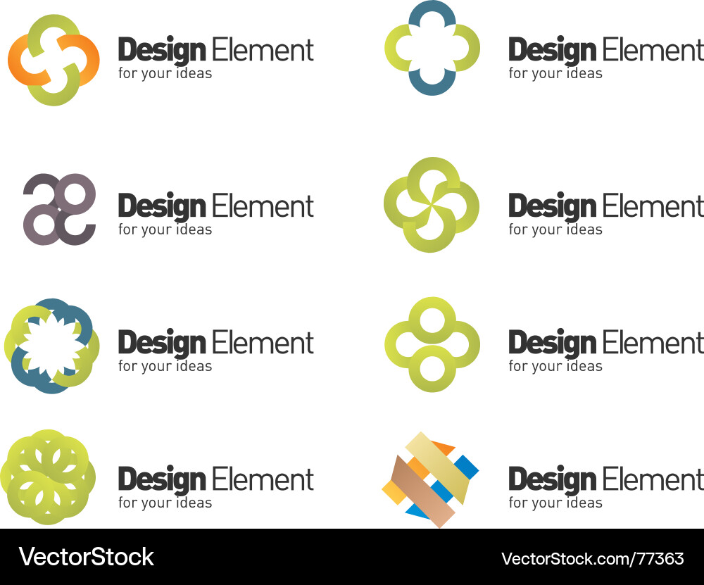 Design elements Royalty Free Vector Image - VectorStock