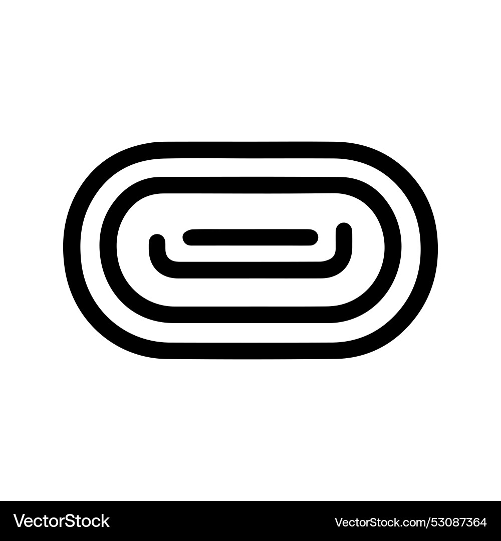 Race track icon or modern line symbol art Vector Image