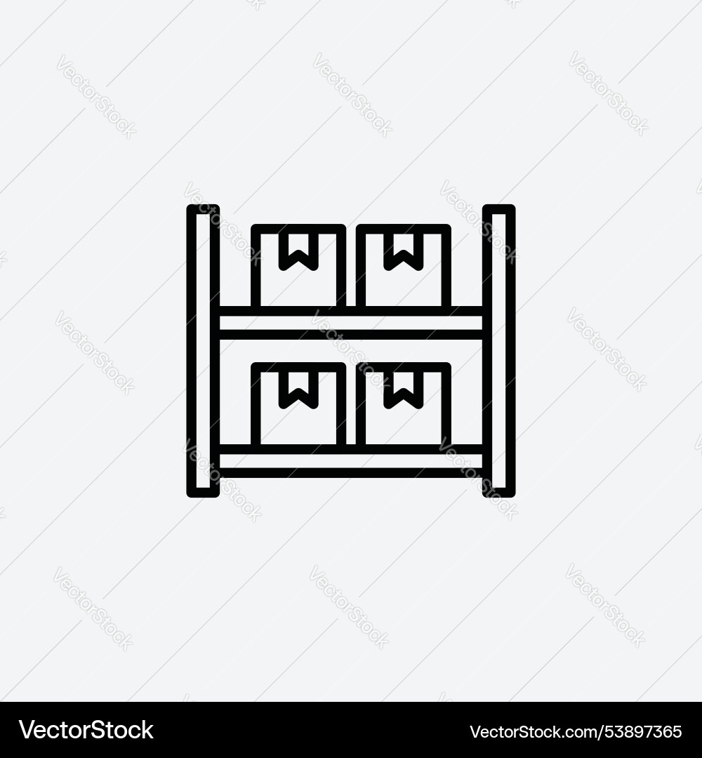 Inventory icon set Royalty Free Vector Image - VectorStock