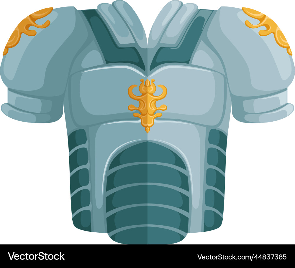 Knight armor icon cartoon medieval warrior Vector Image