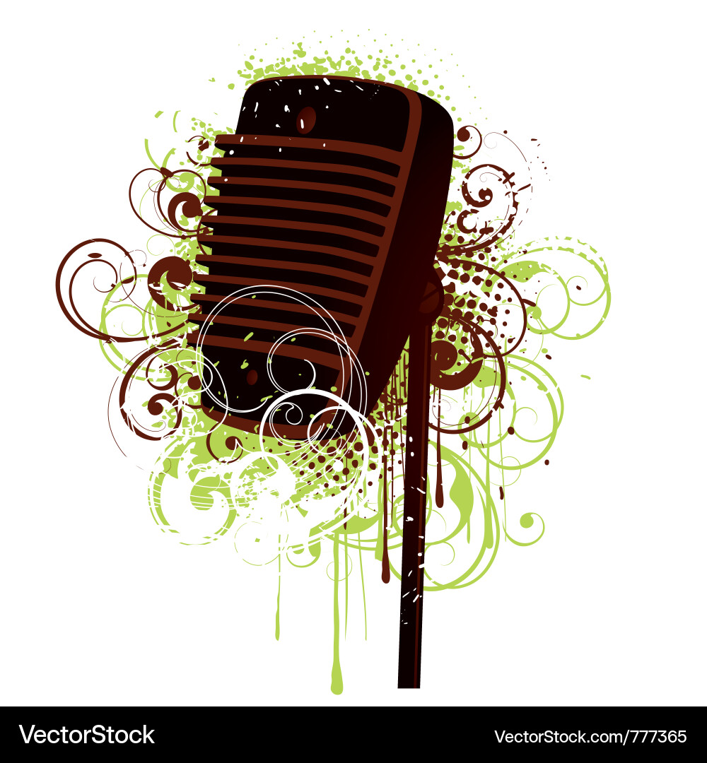 Microphone Royalty Free Vector Image - VectorStock
