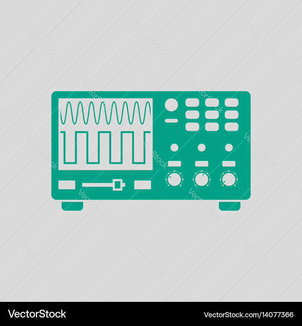 Oscilloscope icon Royalty Free Vector Image - VectorStock