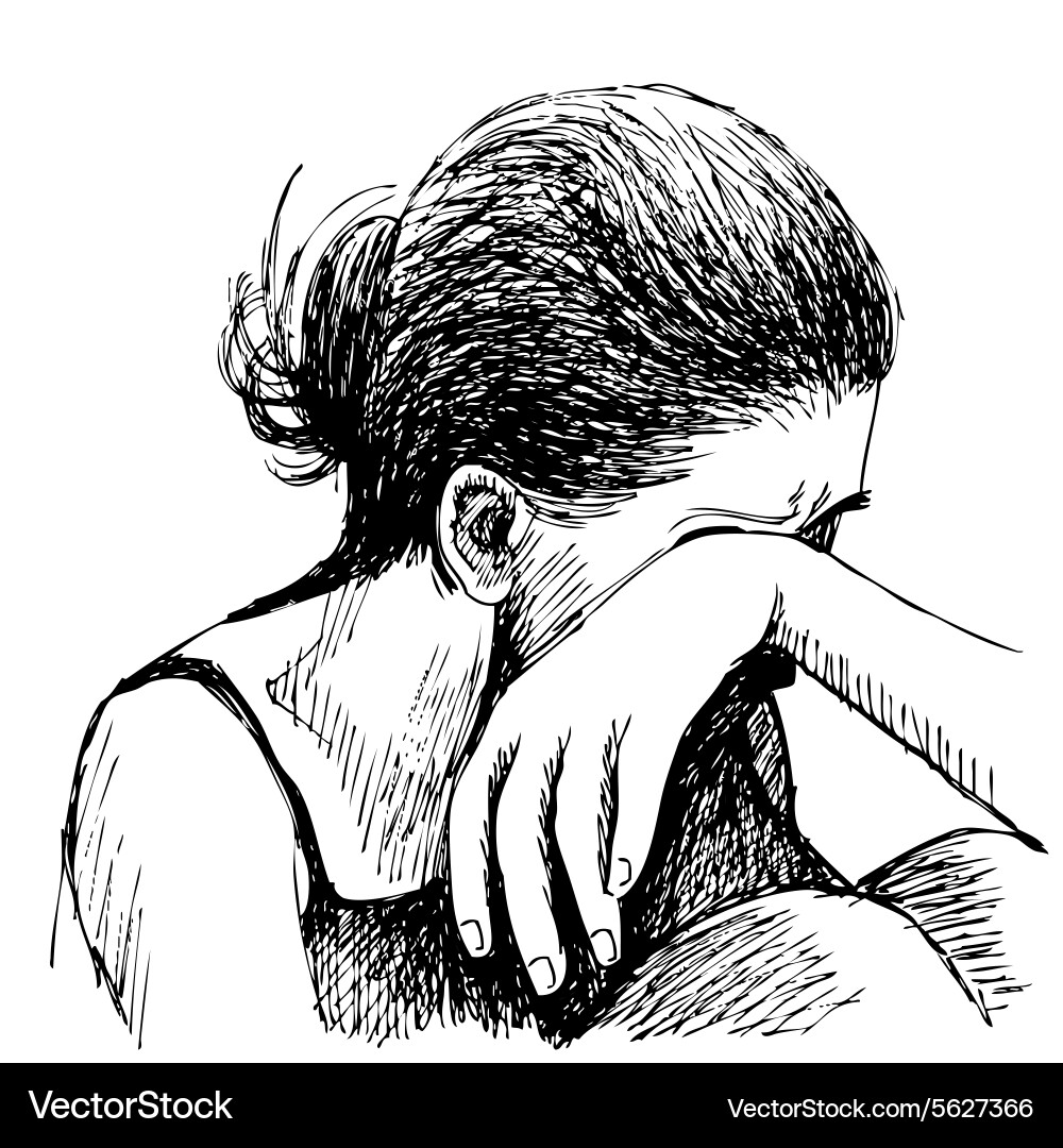 Sad Royalty Free Vector Image - VectorStock