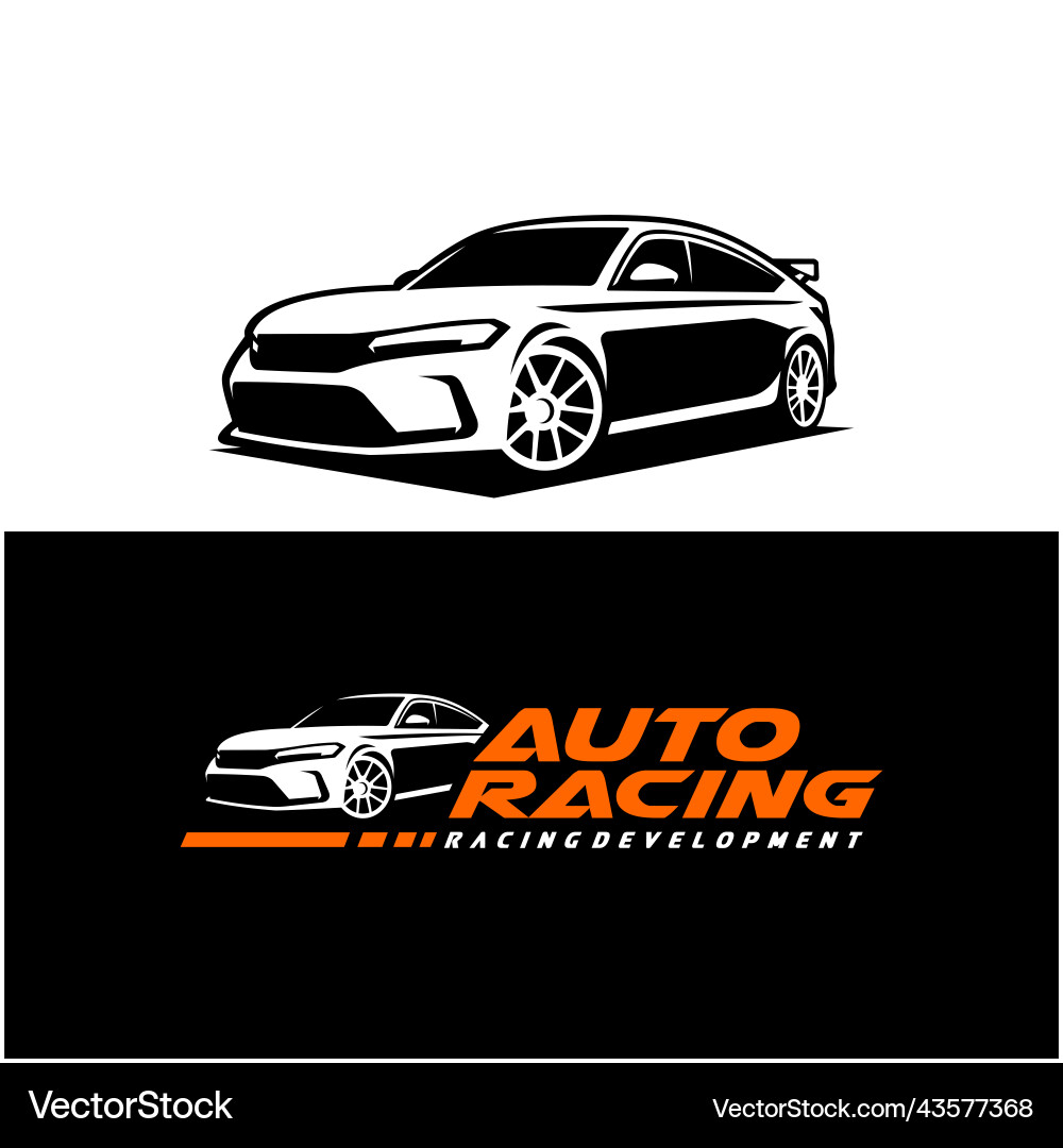 Automotive car logo concept ready made Royalty Free Vector