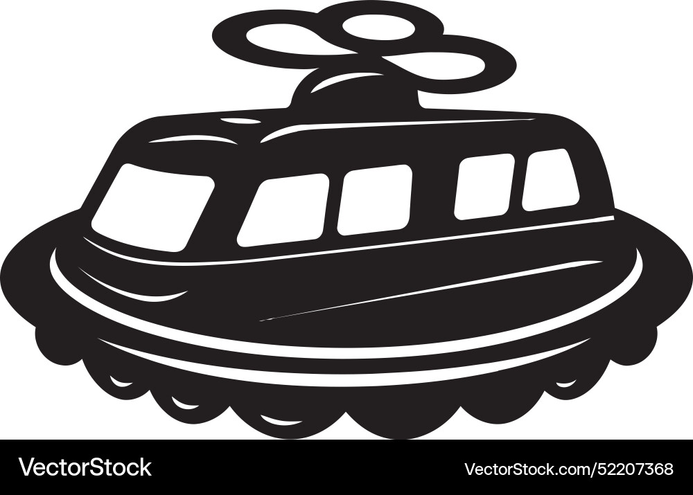 How do hovercraft work explained hovercraft from Vector Image