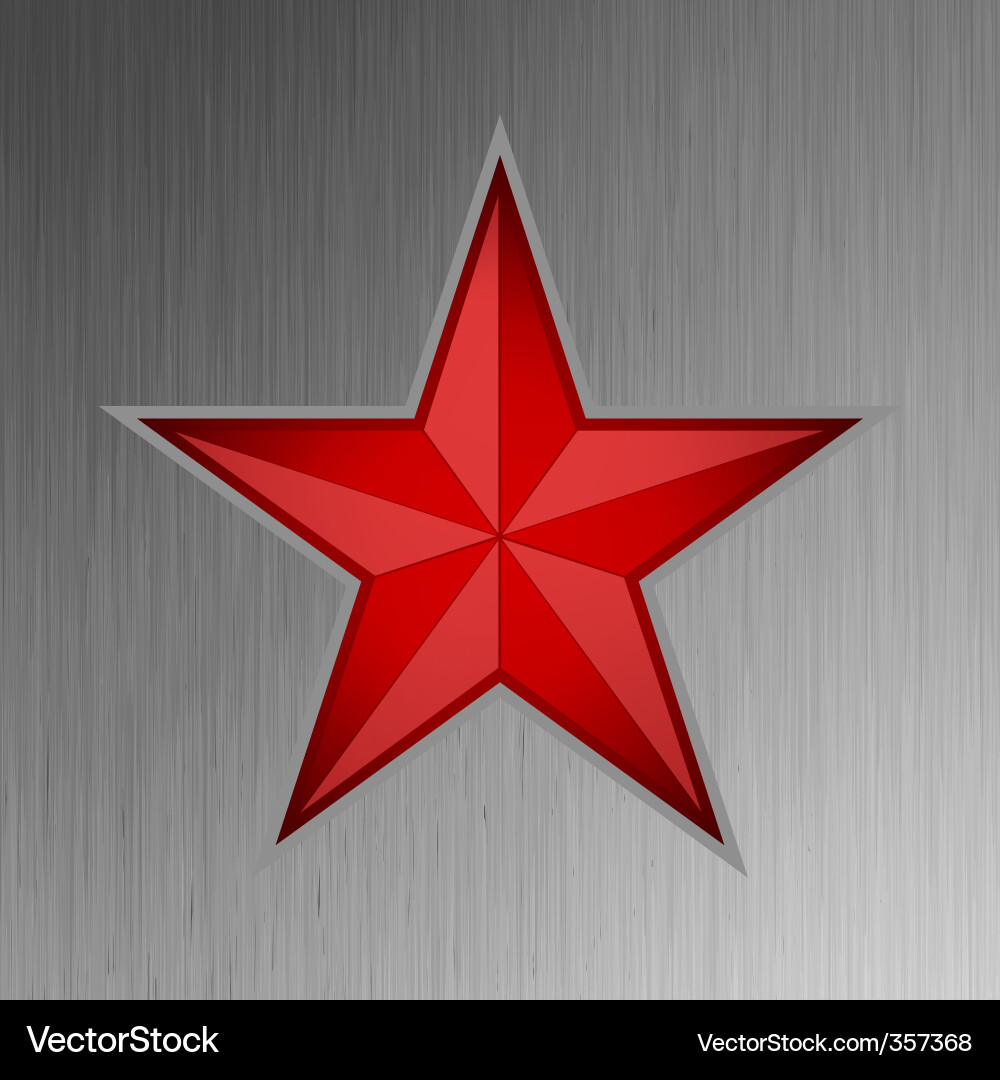 Red star design Royalty Free Vector Image - VectorStock