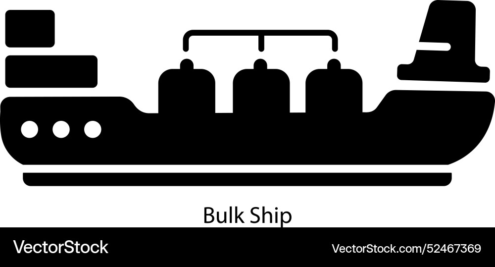 Bulk ship Royalty Free Vector Image - VectorStock