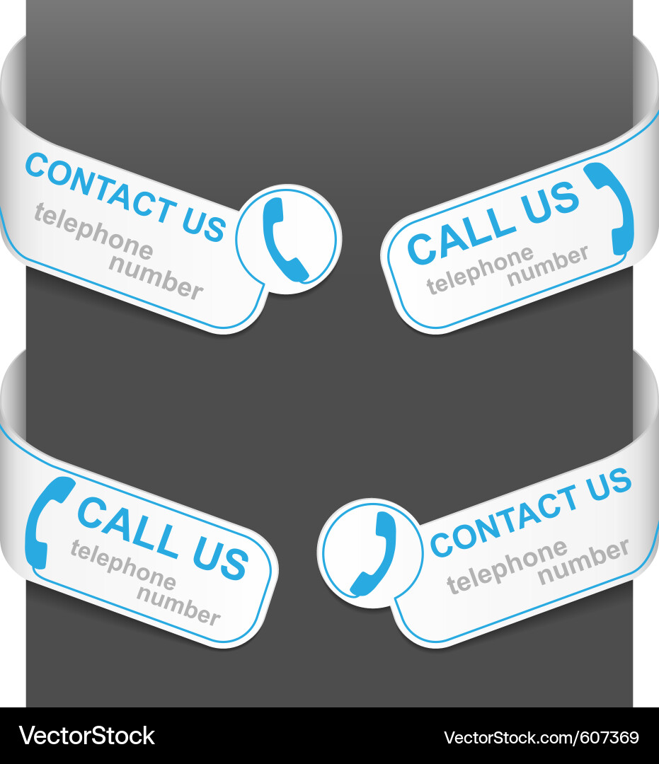 Contact Us Banner Vector Images (over 1,600)