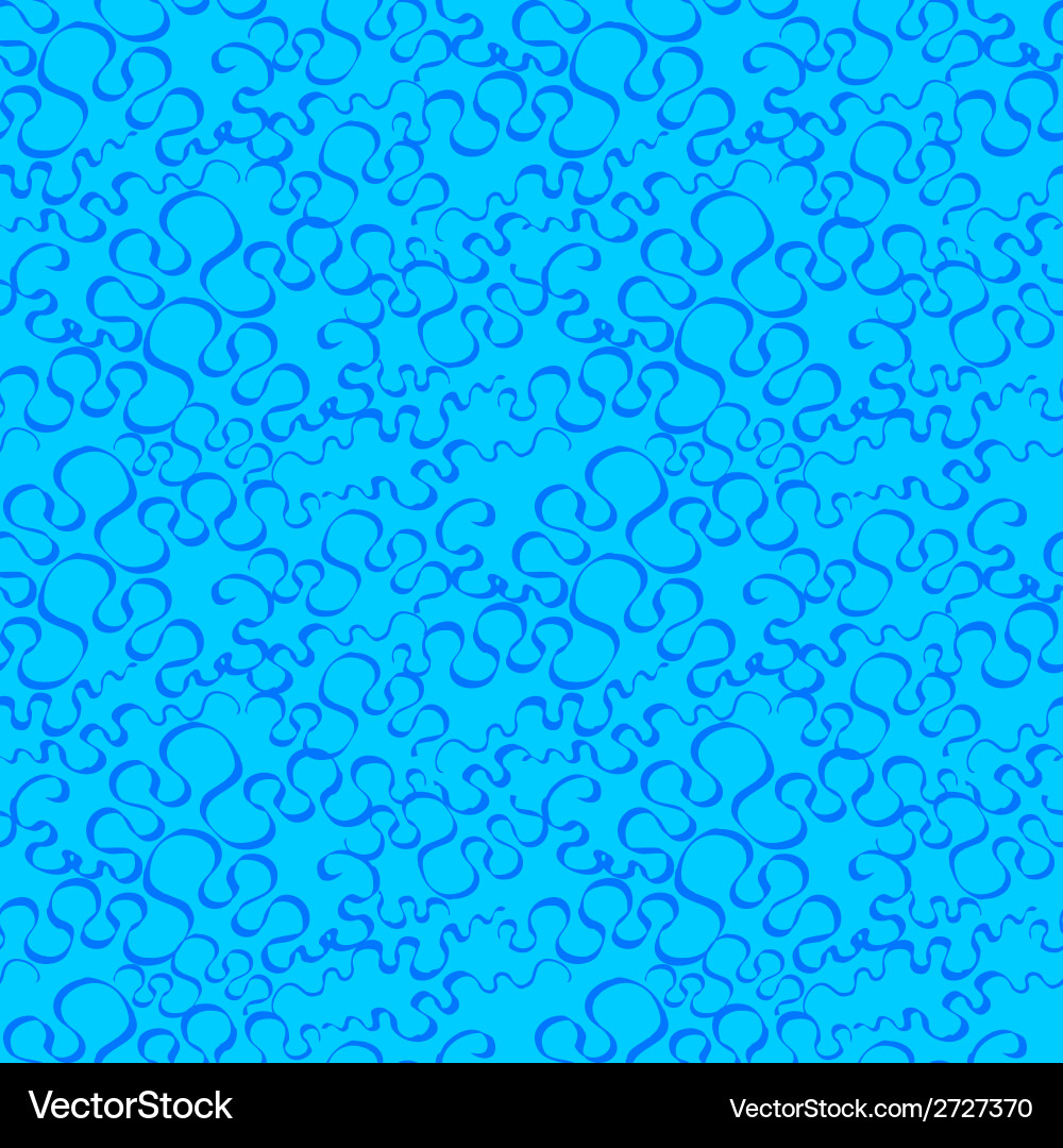 Blue doodle seamless pattern like lace Royalty Free Vector