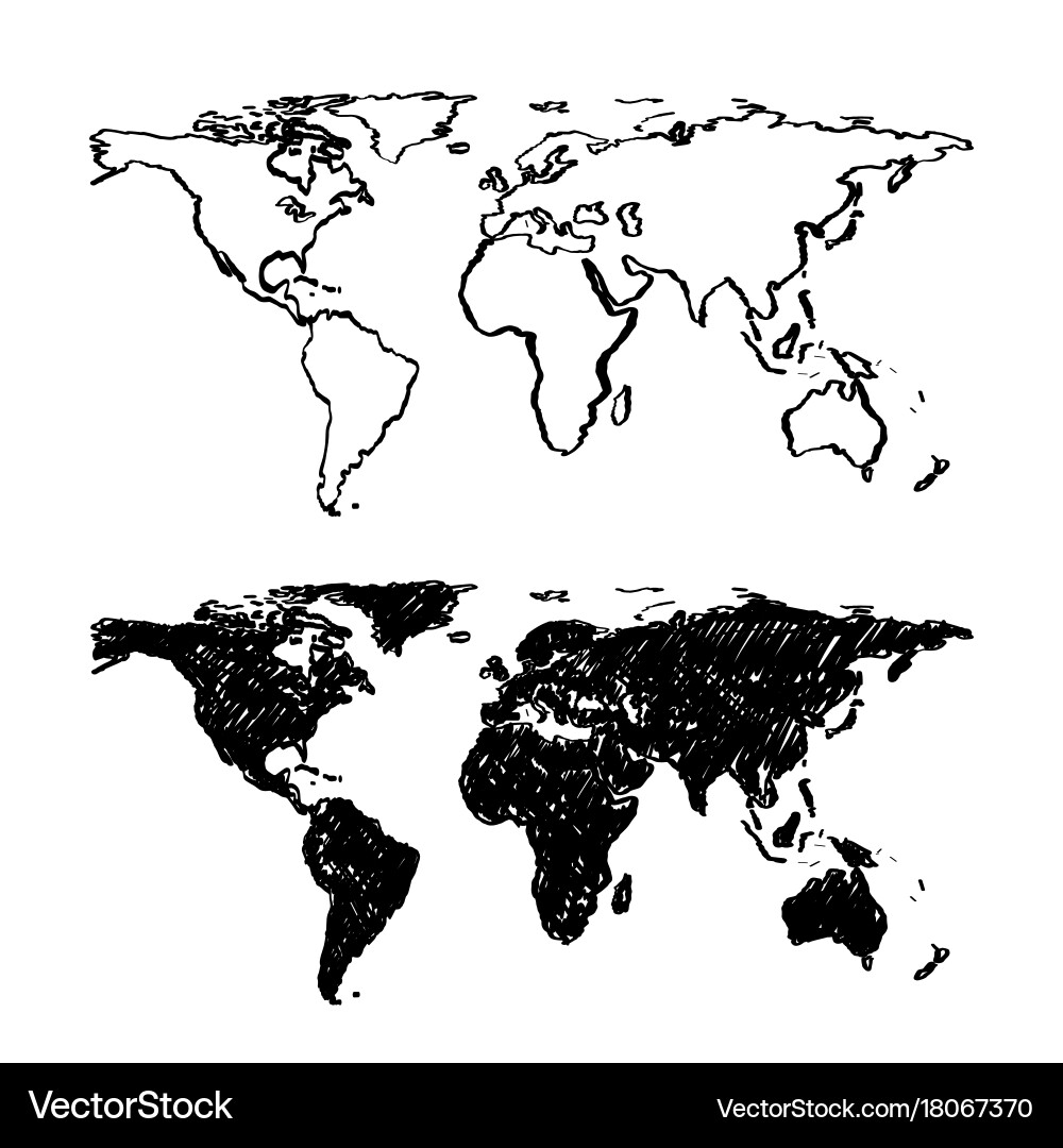 Globe Map Sketch Vector Images (over 4,900)