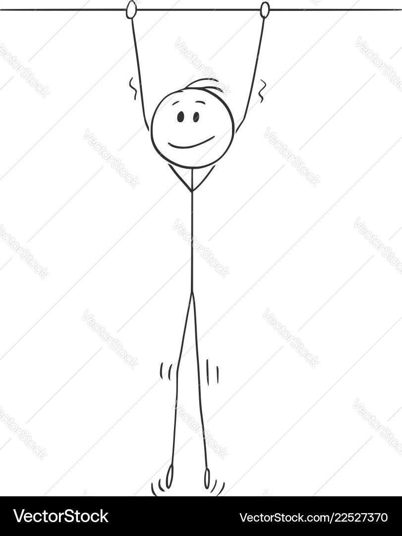 Cartoon hanging man Vector Images & Graphics for Commercial Use ...