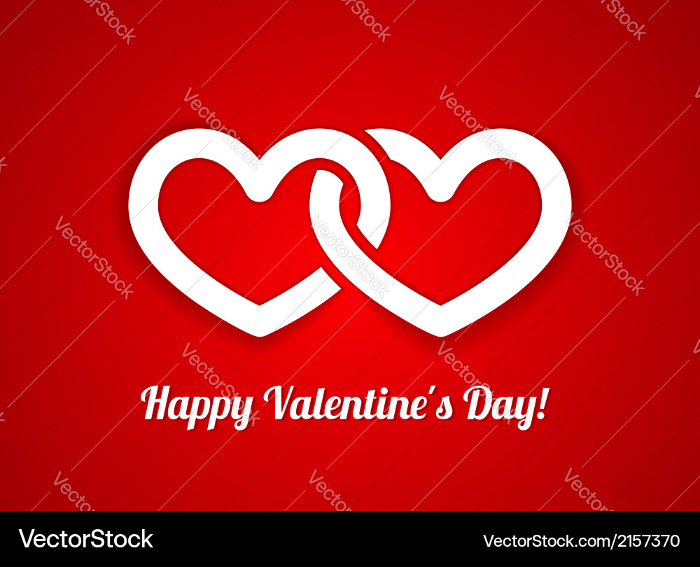 Stylish hearts composition Royalty Free Vector Image