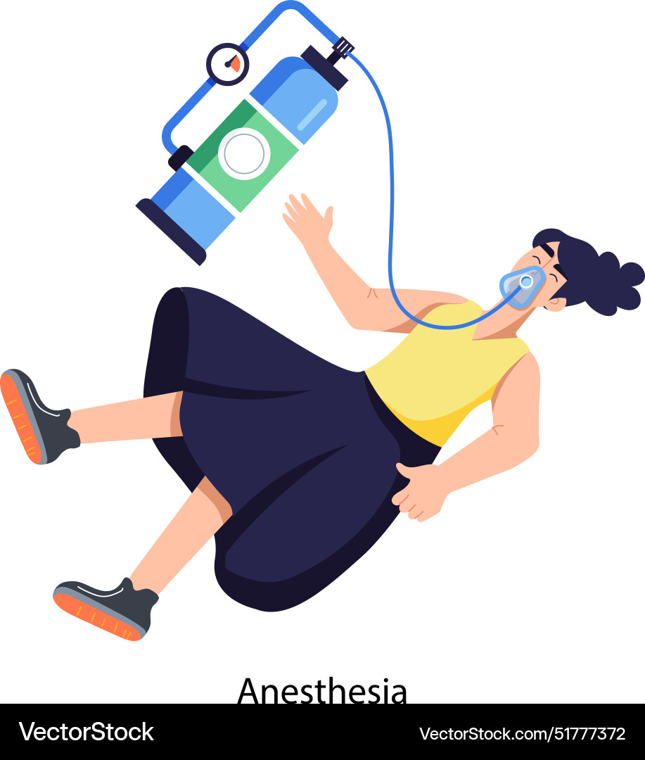 Anesthesia Royalty Free Vector Image - VectorStock