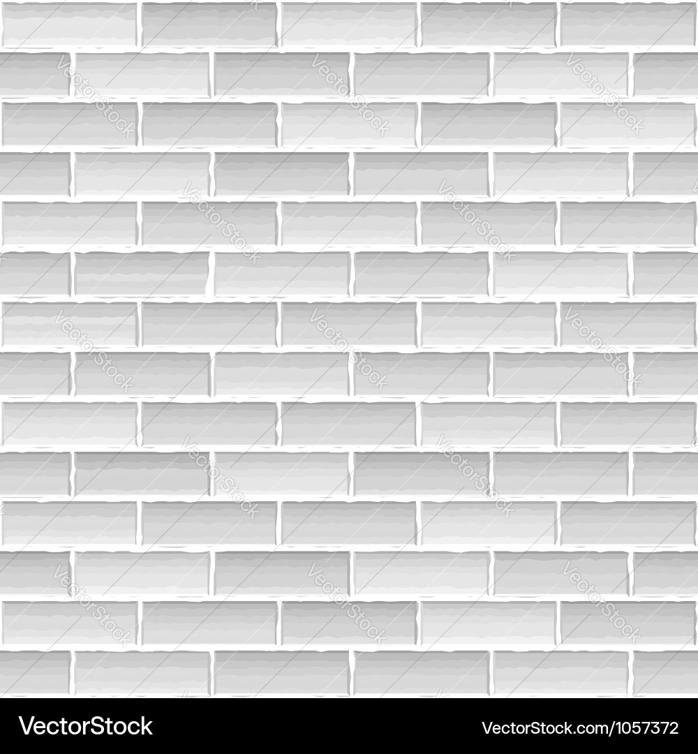 Old White Brick Wall Royalty Free Vector Image