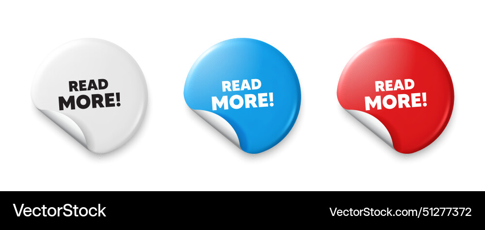 Read more symbol navigation sign price tag Vector Image