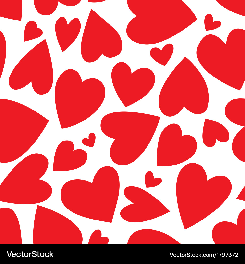 Valentines day seamless background Royalty Free Vector Image