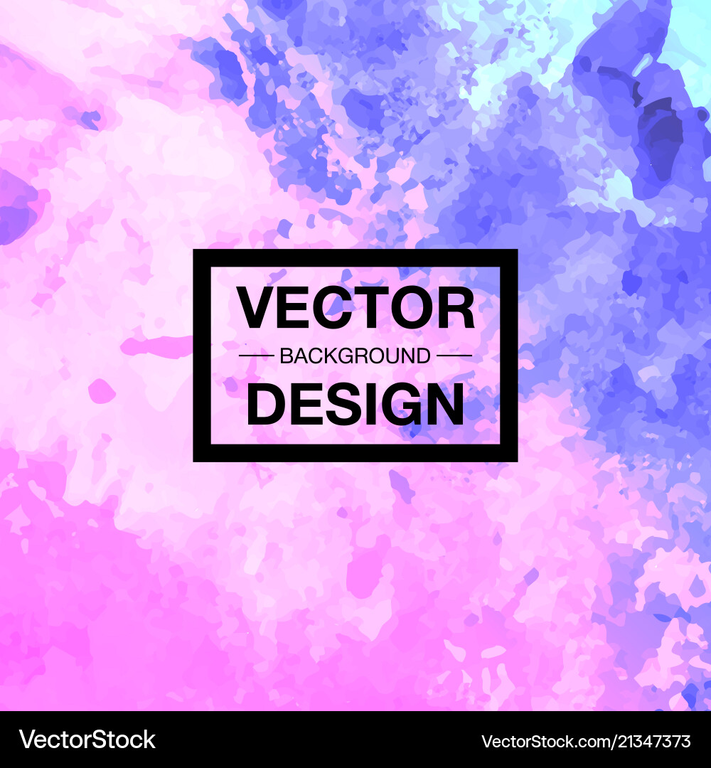 Abstract Watercolor Splash Background Royalty Free Vector