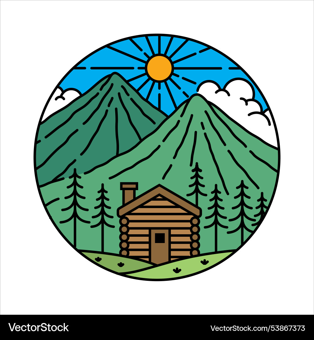Cabin Outline Vector Images (over 7,800)