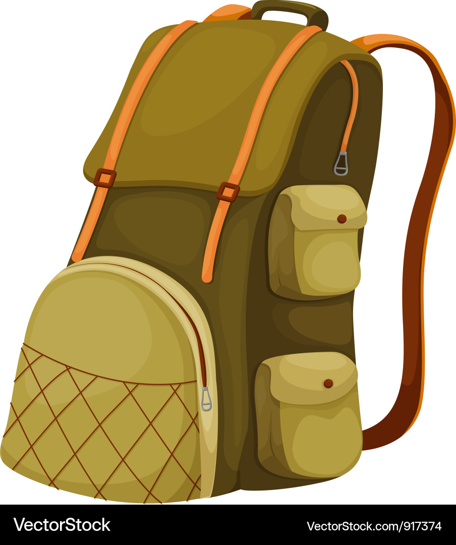 Backpack Royalty Free Vector Image - VectorStock