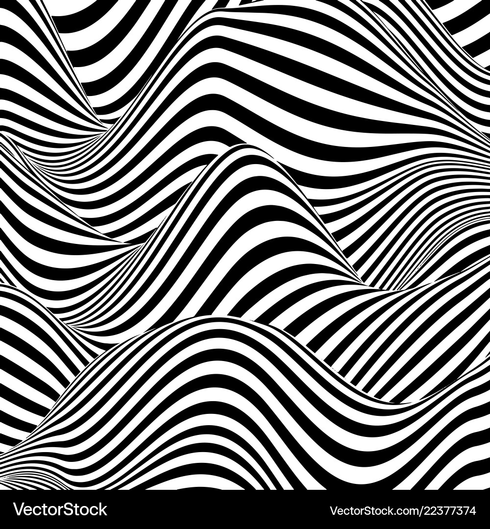 Optical lines background abstract 3d Royalty Free Vector