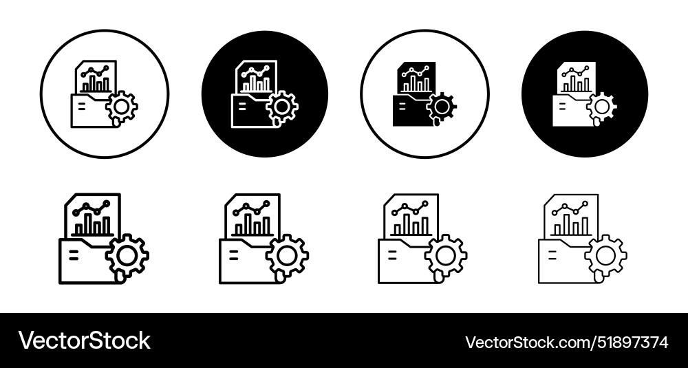 Project management icon set collection for web Vector Image