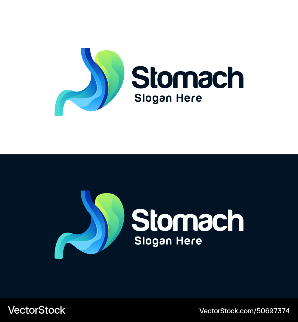 Stomach logo design Royalty Free Vector Image - VectorStock