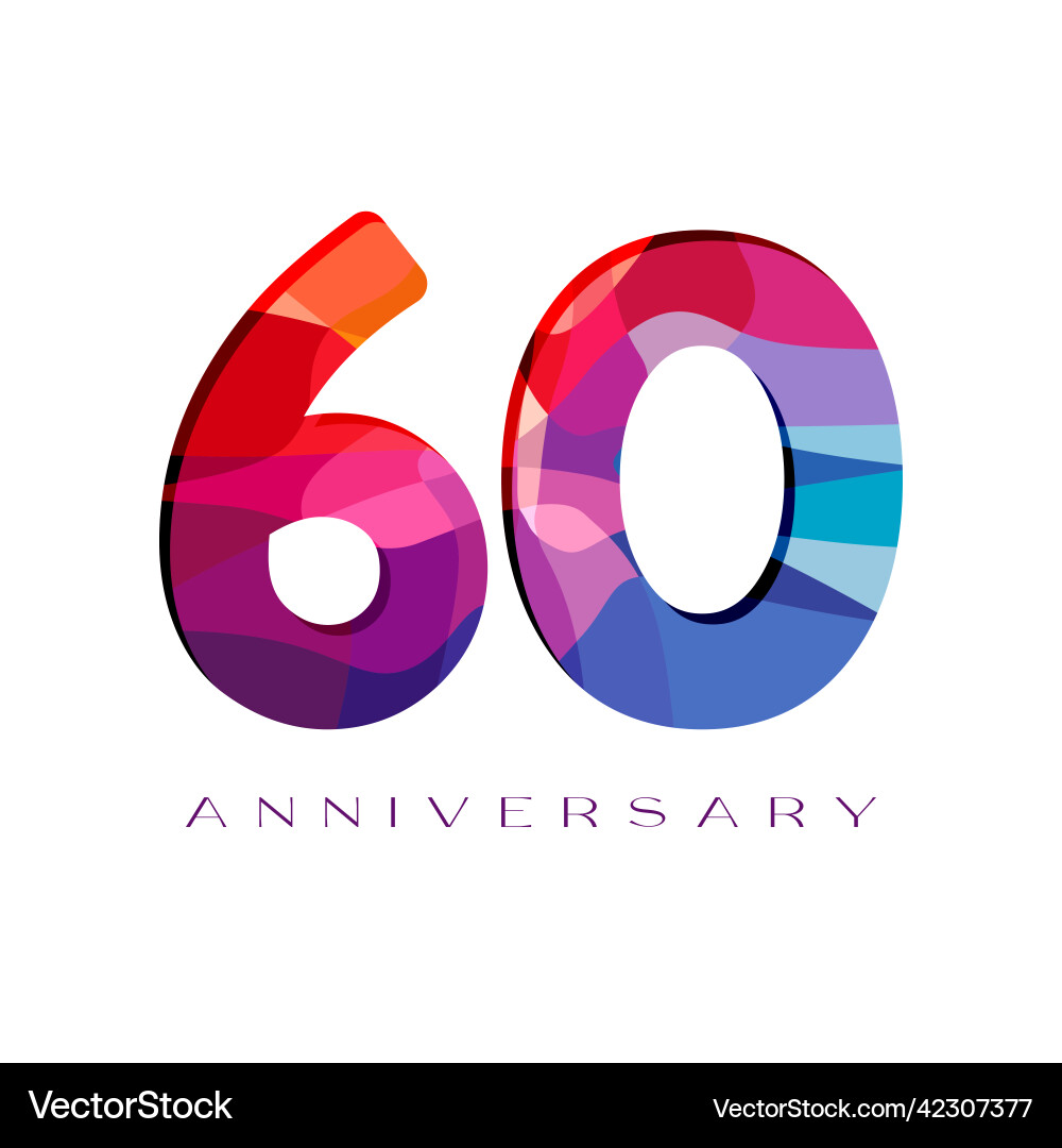 60 facet paper Royalty Free Vector Image - VectorStock