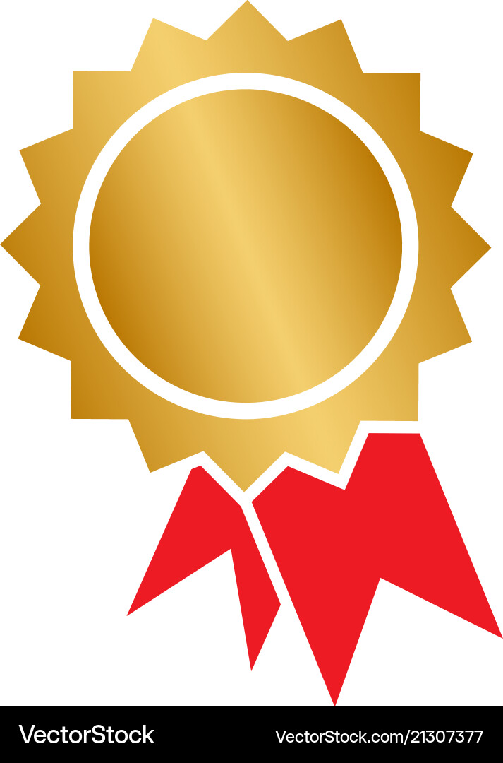 Certificate badge graphic design template Vector Image