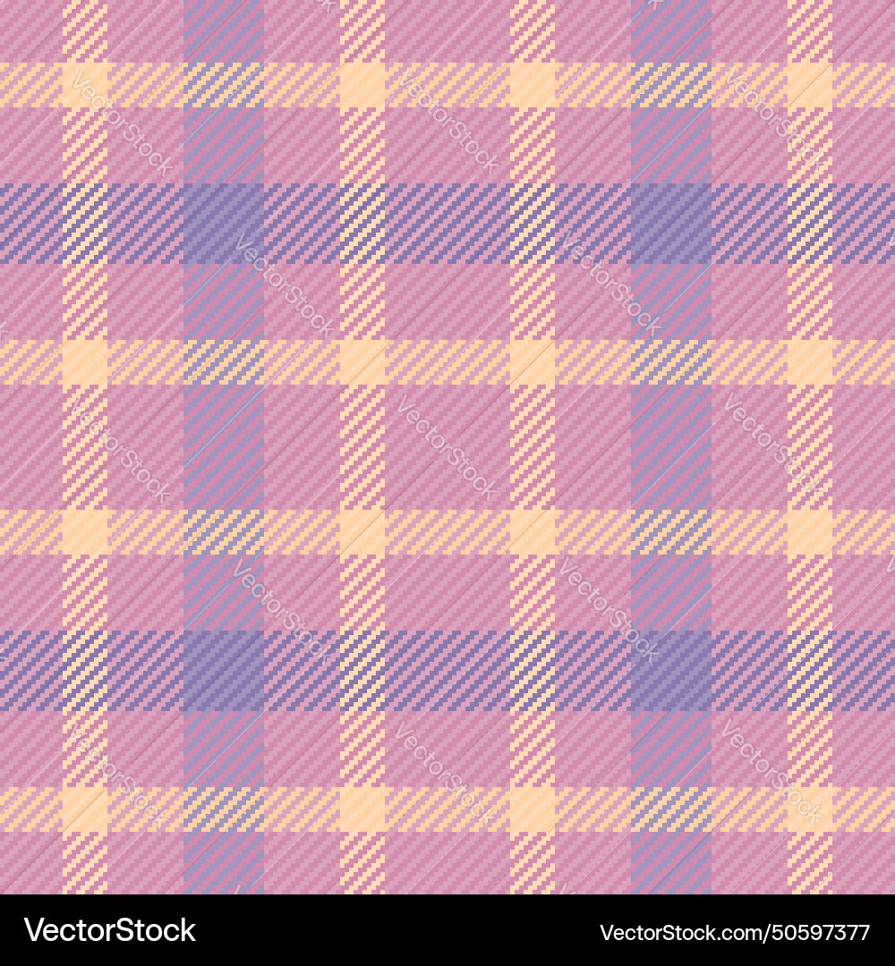 French plaid seamless elegant check fabric Vector Image