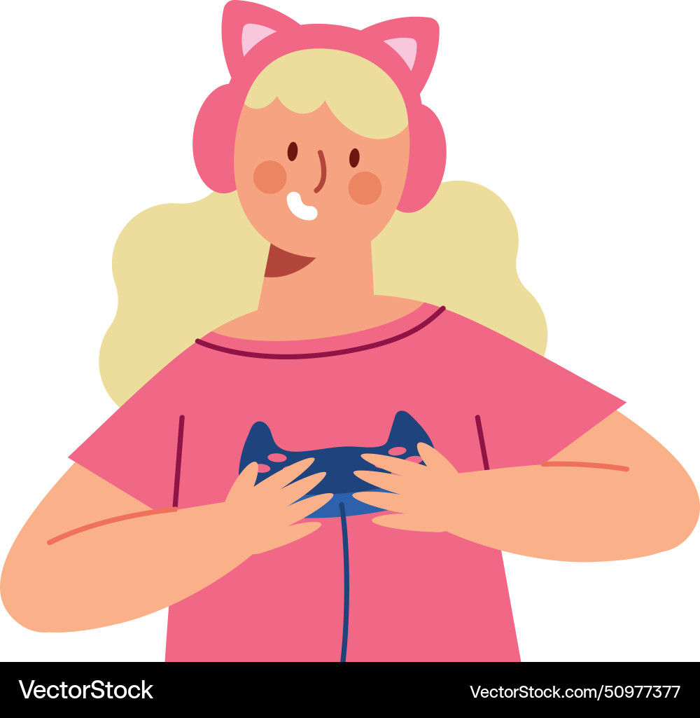 Geek pride day happy girl Royalty Free Vector Image