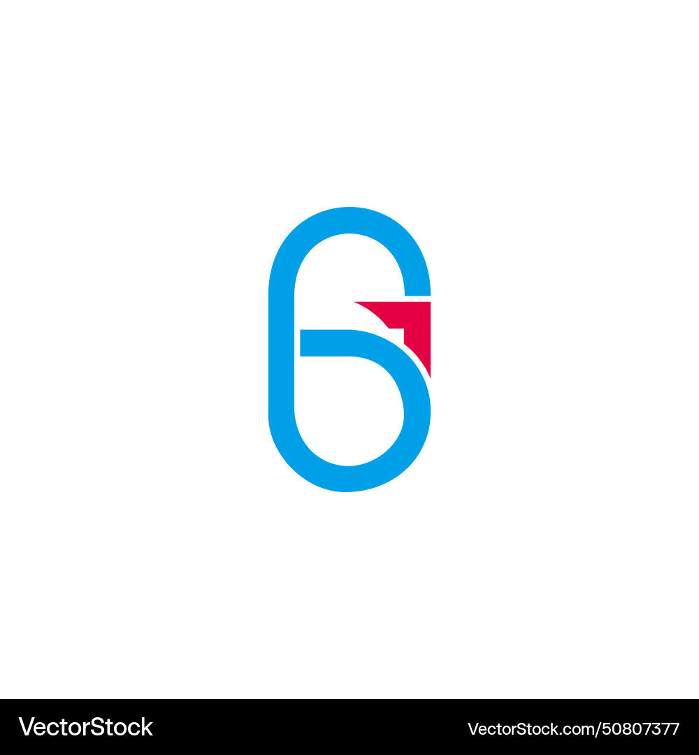 Letter g global air plane arrow logo Royalty Free Vector
