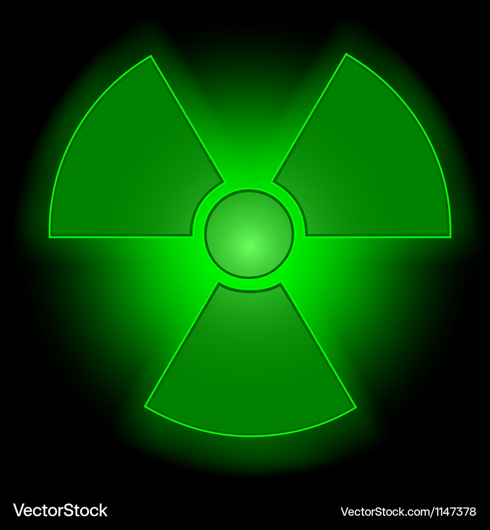 Radioactive Symbol Royalty Free Vector Image - VectorStock