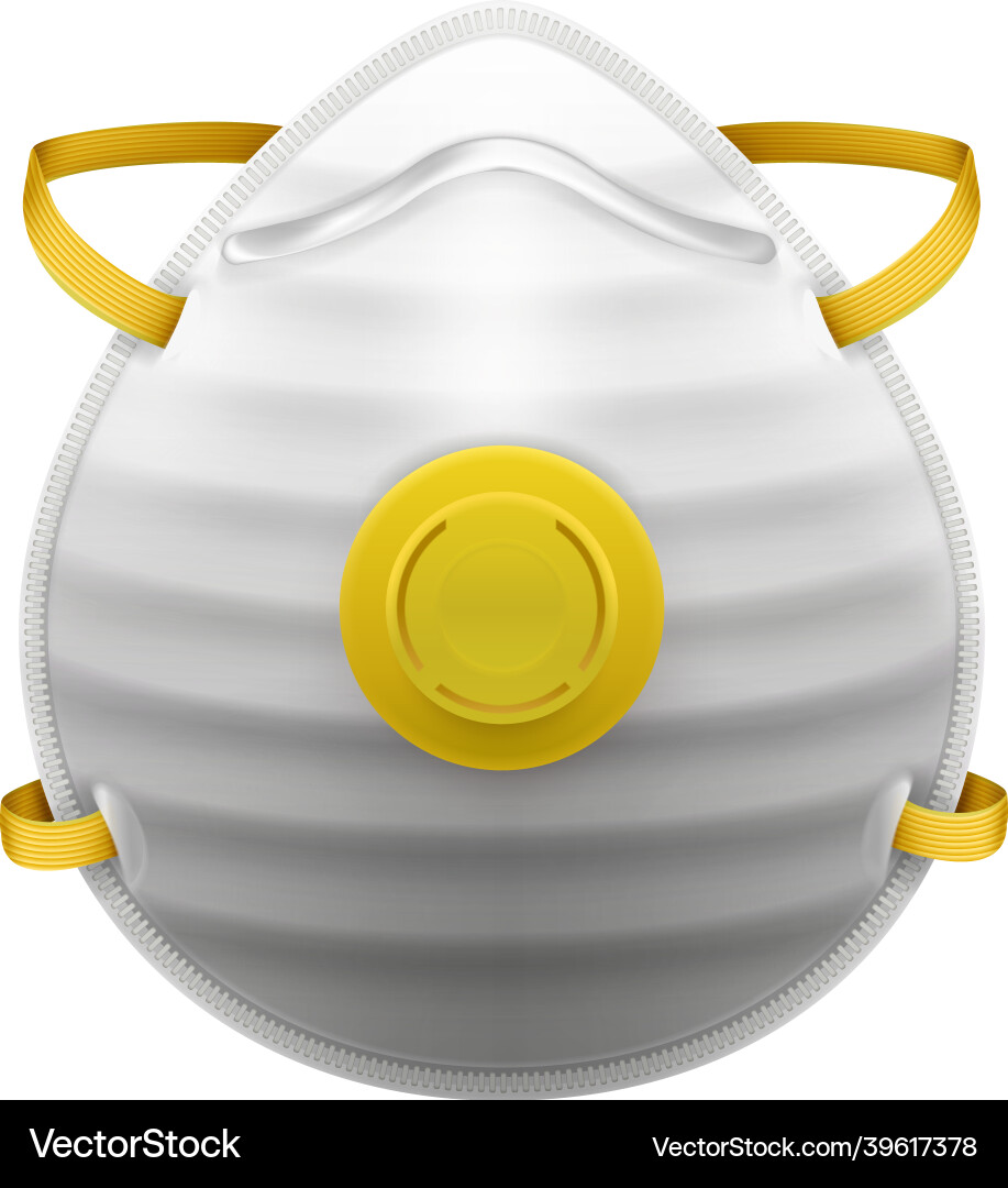 Realistic safety mask Royalty Free Vector Image