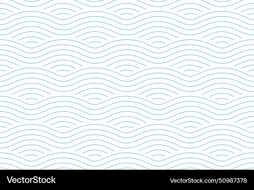 Seamless wave pattern Royalty Free Vector Image